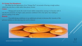 Defeccts of tablet coating unit ii | PPT