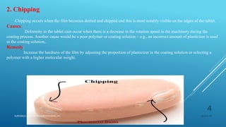 Defeccts of tablet coating unit ii | PPT