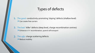 Defect tolerance | PPT