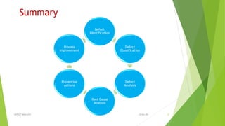 Defect analysis course v1.0 | PDF