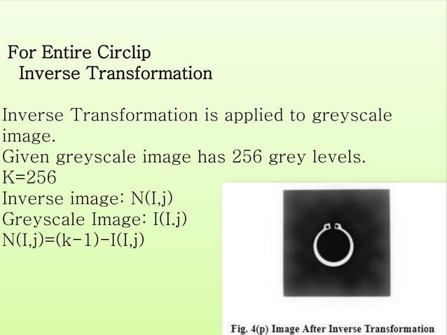Defect detection in circlips using image processing in ni lab view | PPTX