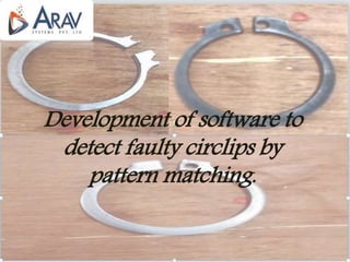 Defect detection in circlips using image processing in ni lab view | PPTX