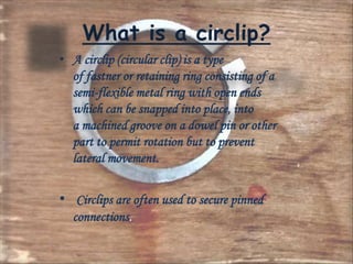 Defect detection in circlips using image processing in ni lab view | PPTX