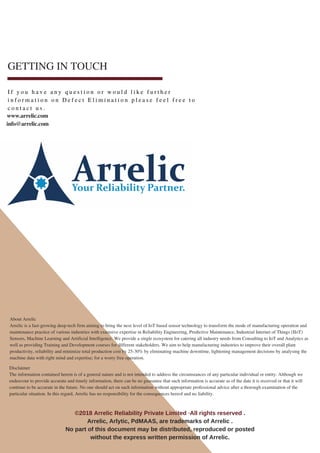 Defect Elimination | Arrelic Insights | PDF