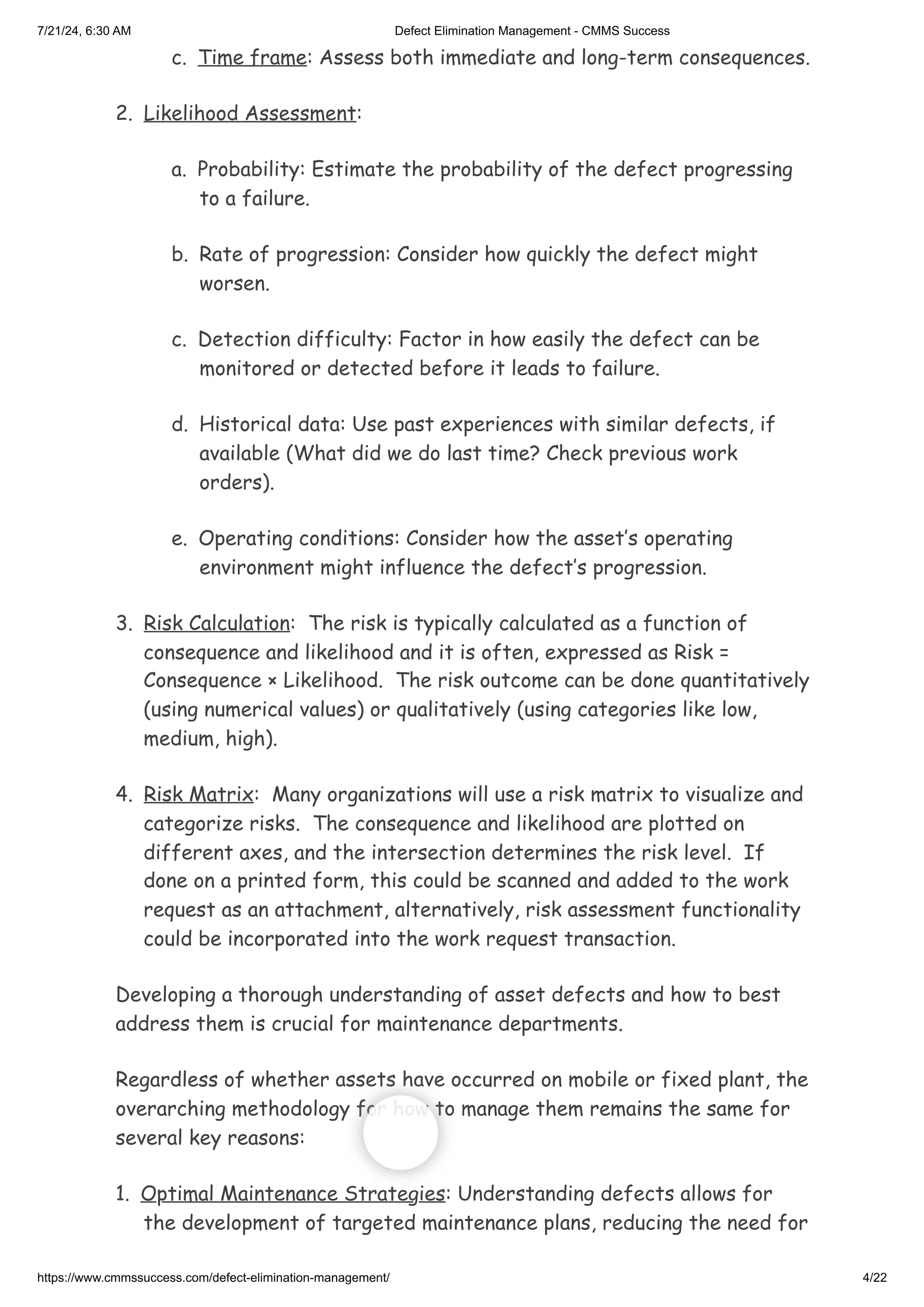 Defect Elimination Management - CMMS Success.pdf