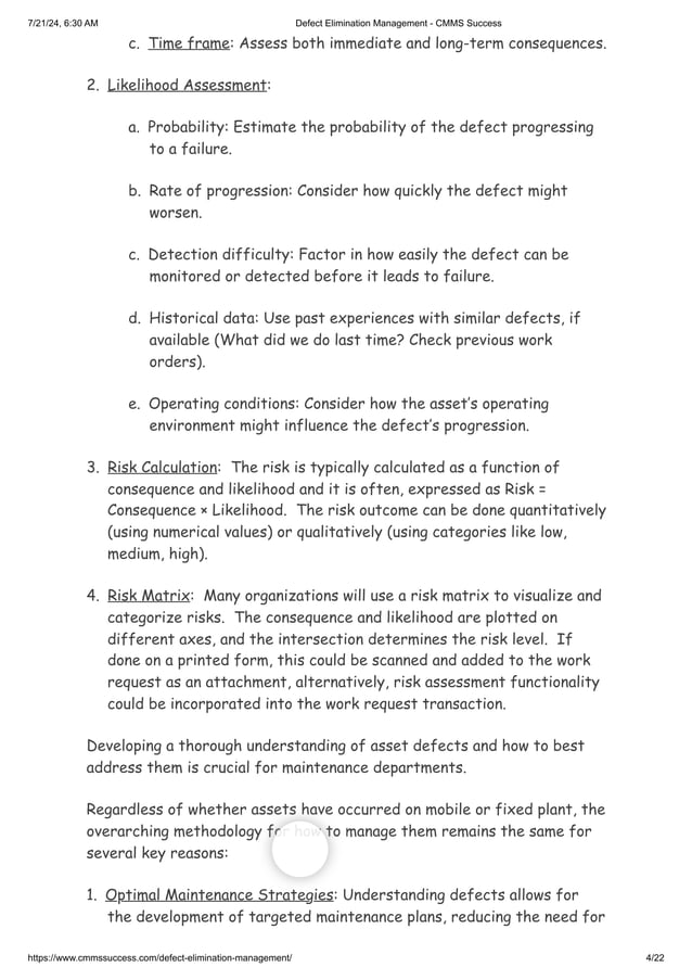 Defect Elimination Management - CMMS Success.pdf