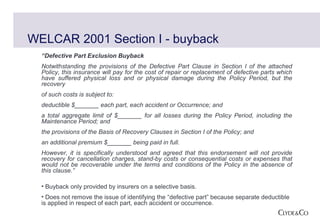 Defect exclusions | PPT