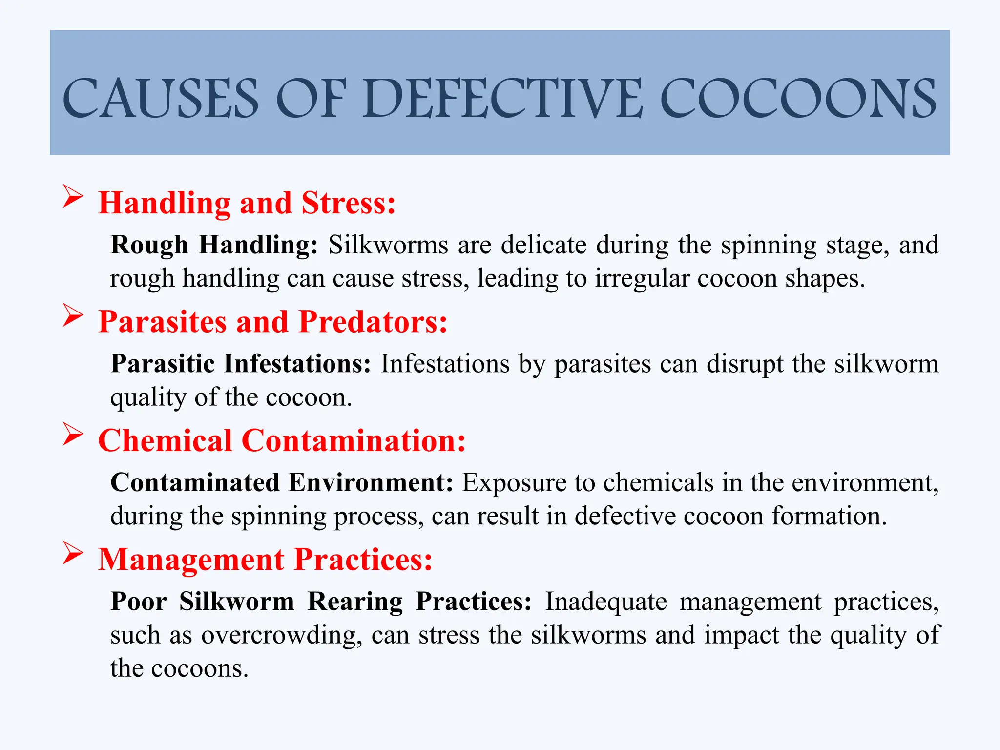 DEFECTIVE COCOON PPT.pptx sericulture core paper | PPTX