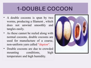 DEFECTIVE COCOON PPT.pptx sericulture core paper | PPTX | Needlework ...