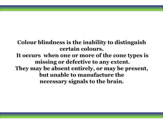 Defective Colour Vision 1 | PPT