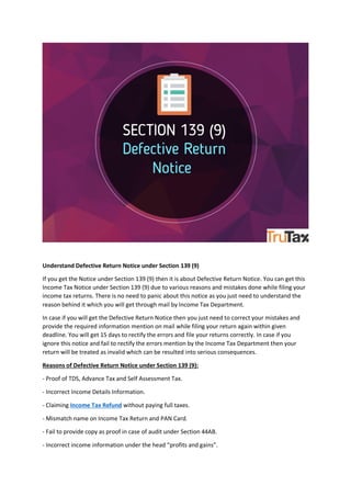 Defective return notice | PDF