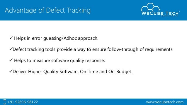 Defect Lifecycle Defect Attribute Defect Tracking In Manual Testi…