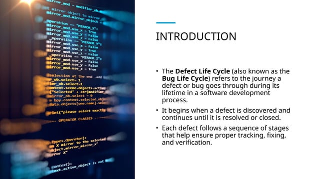 DEFECT LIFE Cycle education pptx presentation.pptx