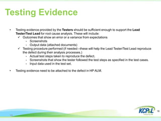 Defect Management Procedure Presentation | PPTX | Operating Systems ...