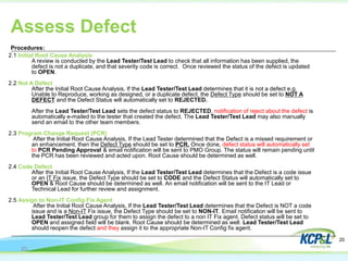 Defect Management Procedure Presentation | PPTX | Operating Systems ...
