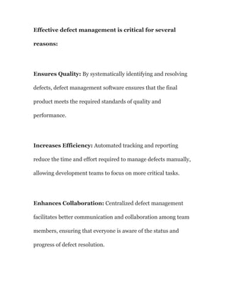 Defect Management Software_ Enhancing Quality and Efficiency in ...