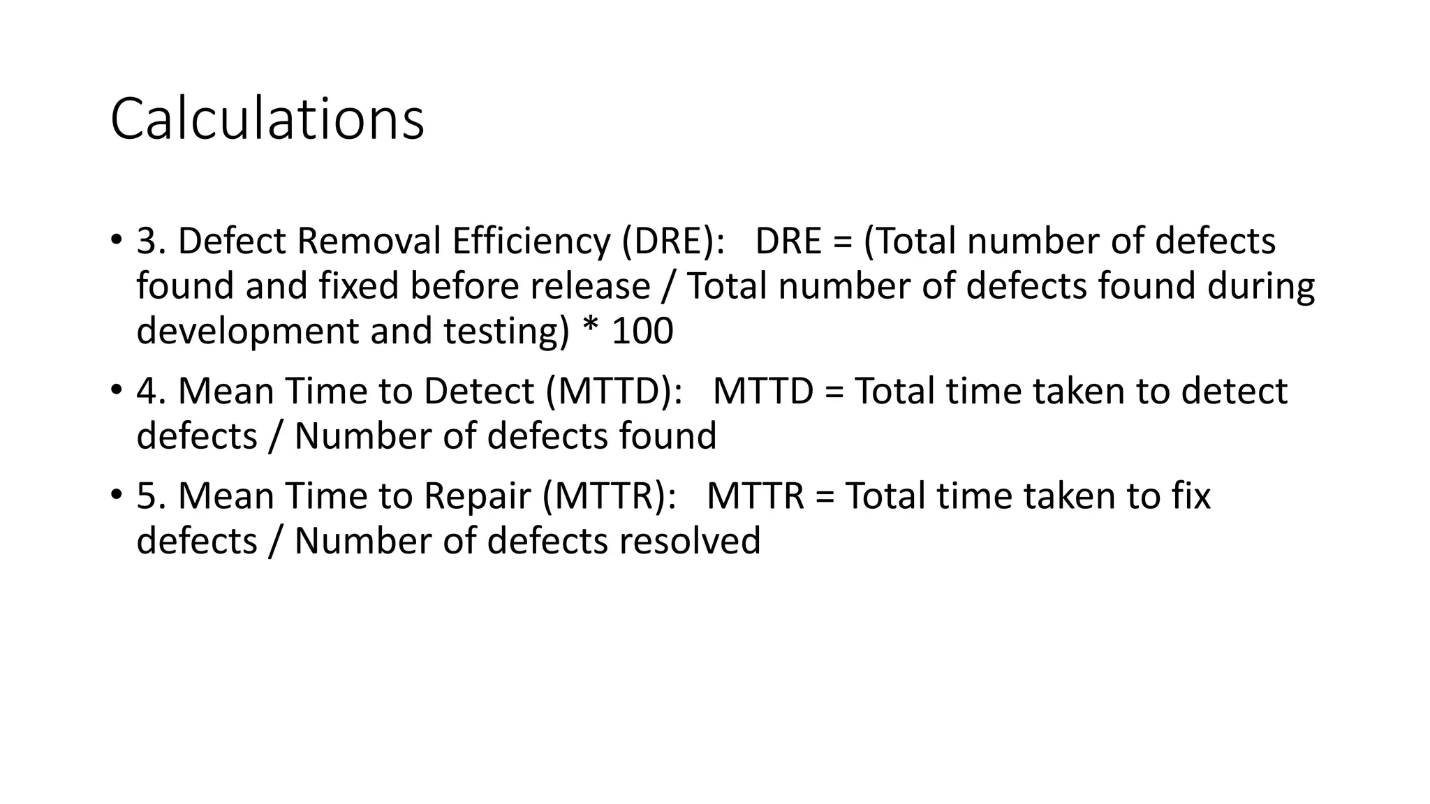 Defect Matrix In Software Quality Assurancepptx Technology And Computing