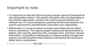 Defect matrix in software quality assurance.pptx