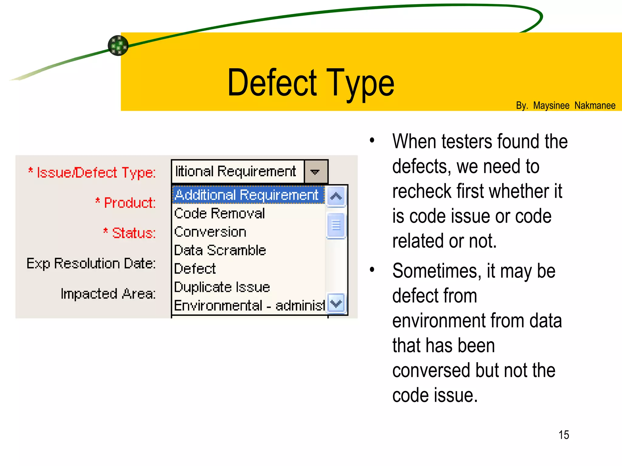 Defect MgmtBugDay Bangkok 2009: Defect Management | PPT