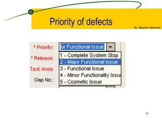Defect MgmtBugDay Bangkok 2009: Defect Management | PPT