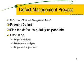 Defect MgmtBugDay Bangkok 2009: Defect Management | PPT