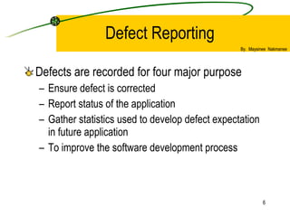 Defect MgmtBugDay Bangkok 2009: Defect Management | PPT