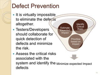 IT Quality Testing and the Defect Management Process | PPTX
