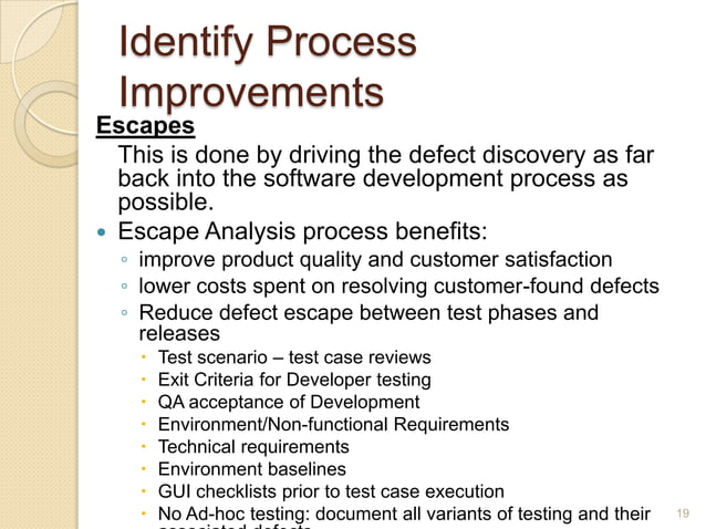 IT Quality Testing and the Defect Management Process | PPT
