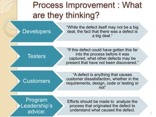 IT Quality Testing and the Defect Management Process | PPTX