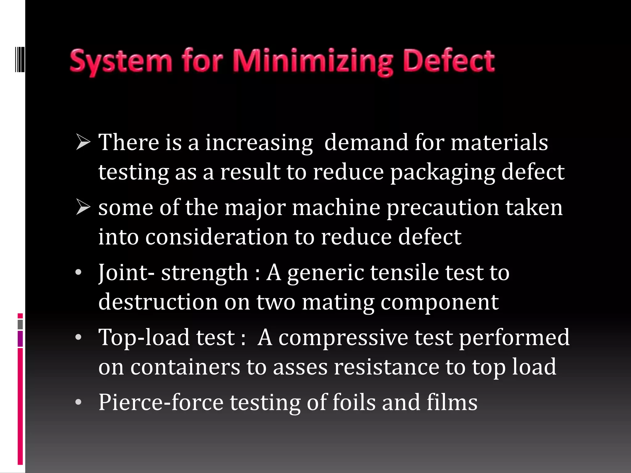 Defect of packaging | PPTX