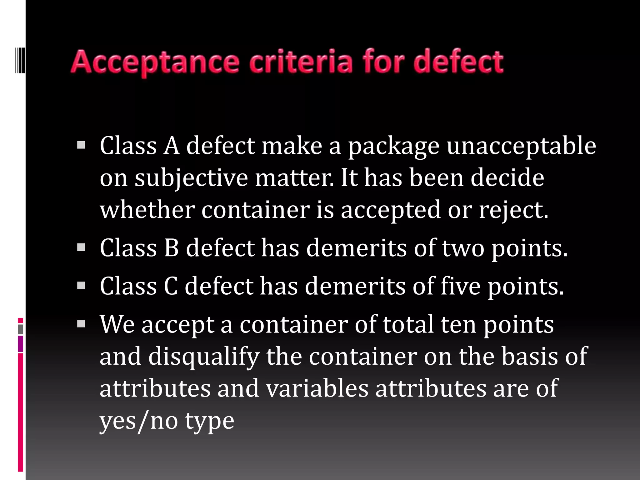 Defect of packaging | PPTX