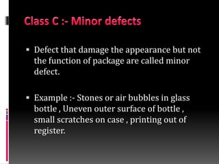 Defect of packaging | PPTX
