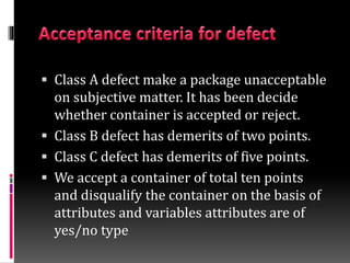 Defect of packaging | PPTX