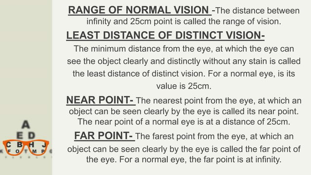 Defect of vision | PPTX