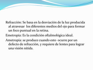 Defectos de la refraccion | PPTX