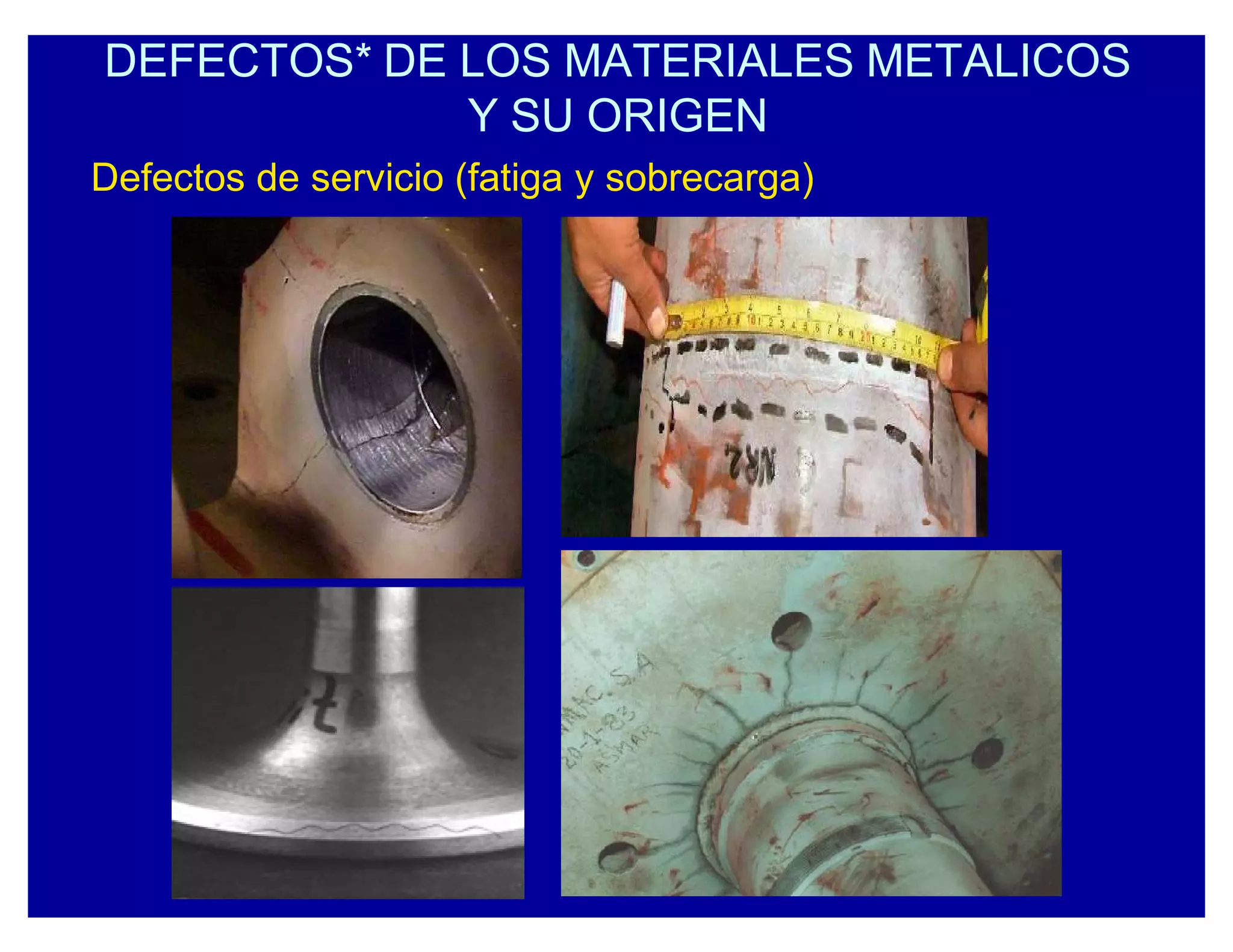 Defectos de los materiales metalicos y su origen. | PPT
