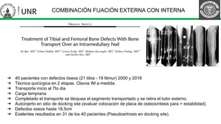 DEFECTOS OSEOs en general y reconstrucción de la patologia | PPTX