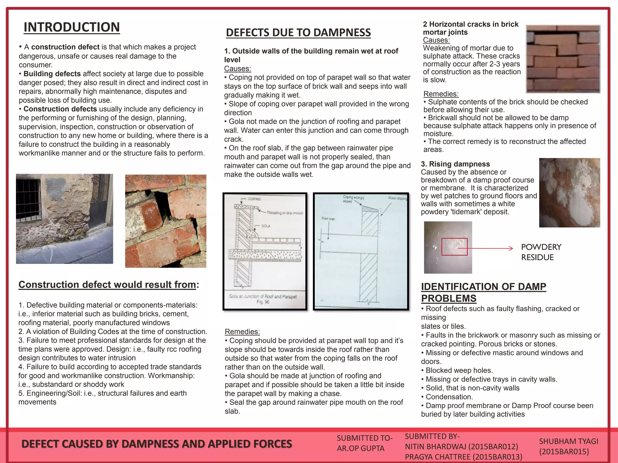 Defects in buildings | PDF