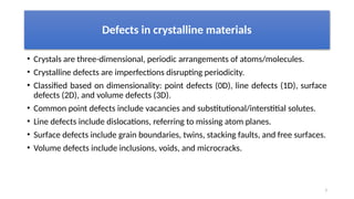 Defects in nanomaterials discussion as per the syllabus.pptx