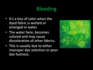 Defects of-dyeing | PPTX