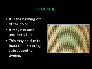Defects of-dyeing | PPTX