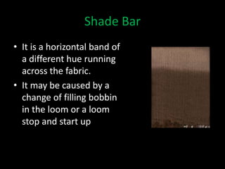 Defects of-dyeing | PPTX