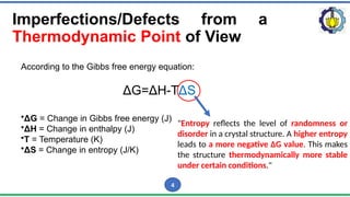 Defects and Imperfection Ceramics Towards a Physical Properties Change | PPT