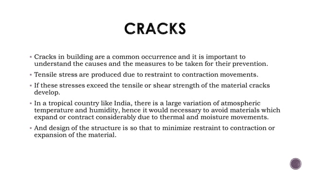 Defects and remedies of building | PDF | Civil Engineering Industry ...