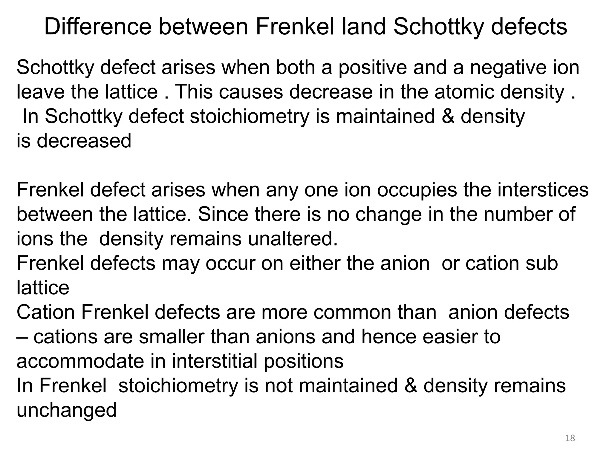 Defects and x ray diffraction | PPT