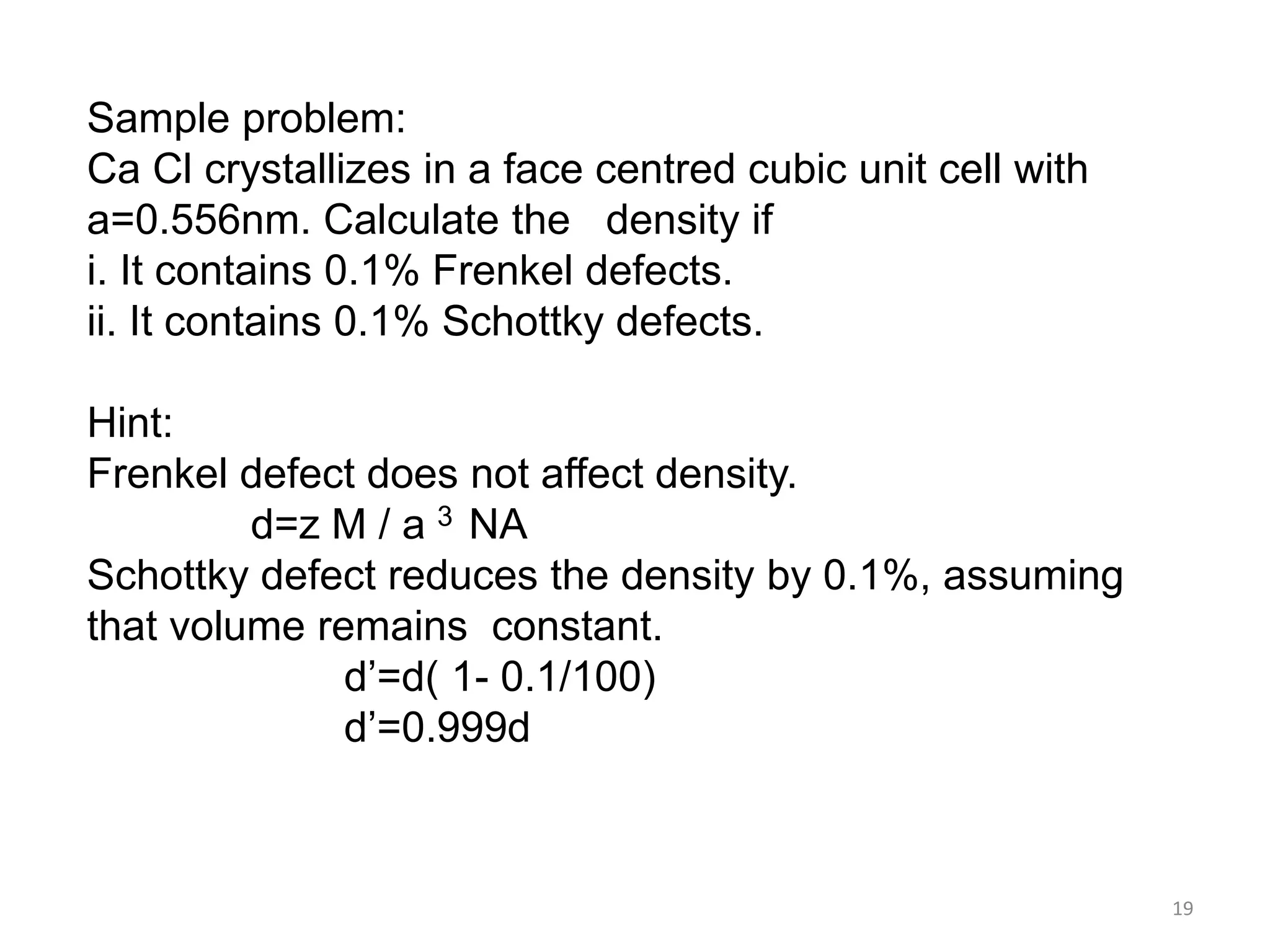 Defects and x ray diffraction | PPT