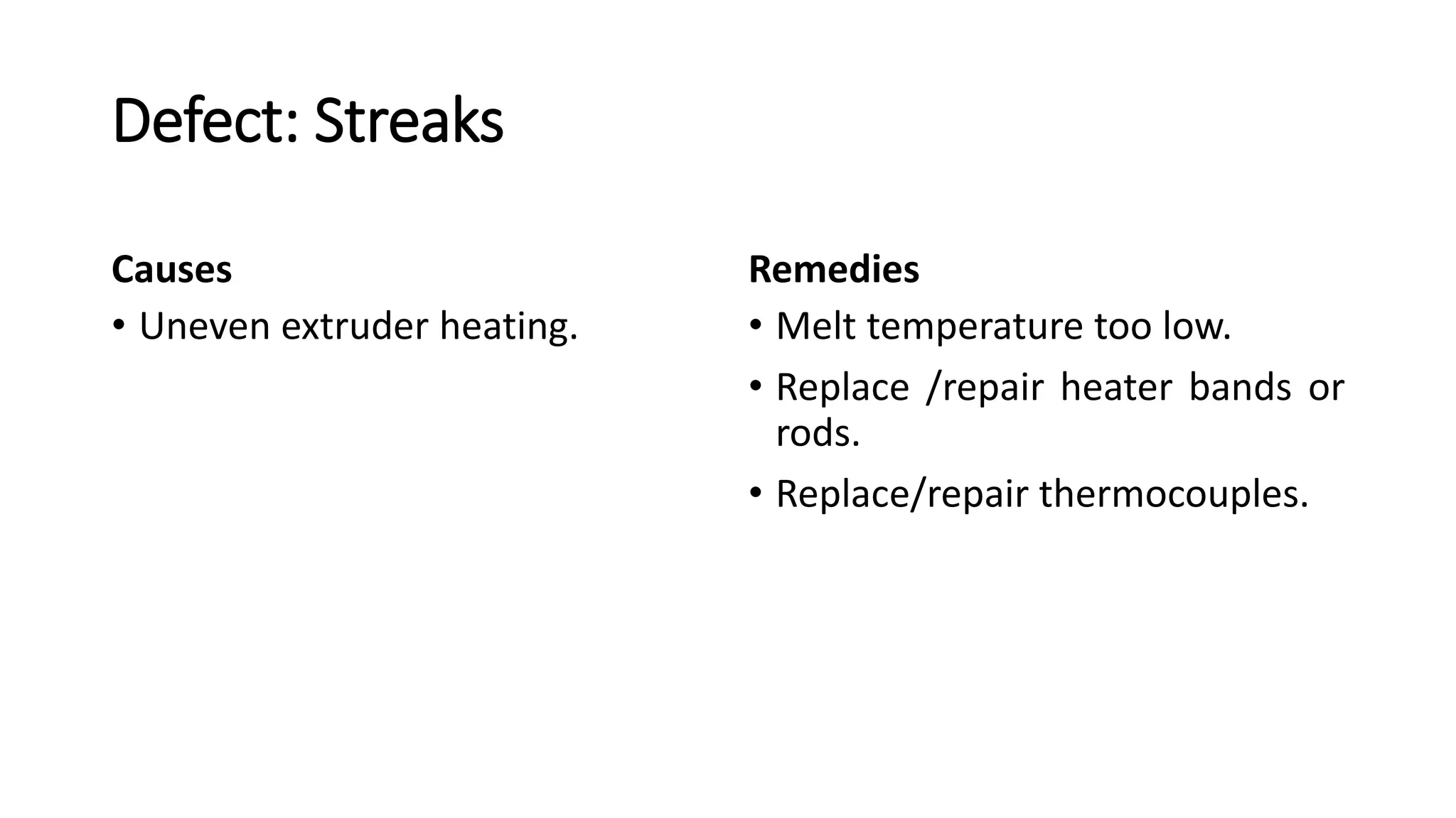Defects, Causes and Remedies in Extrusion Blow.pptx