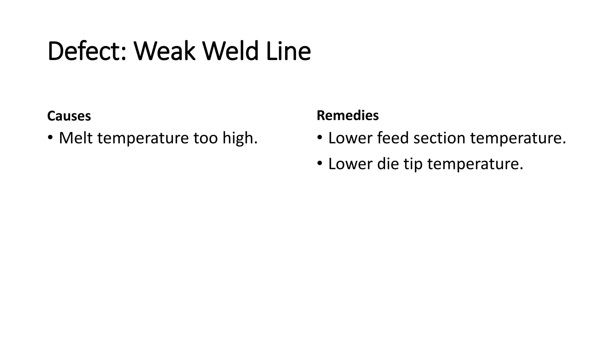 Defects, Causes and Remedies in Extrusion Blow.pptx