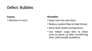 Defects, Causes and Remedies in Extrusion Blow.pptx