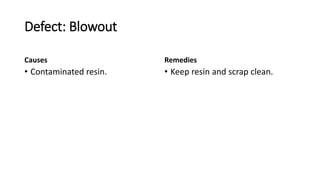 Defects, Causes and Remedies in Extrusion Blow.pptx